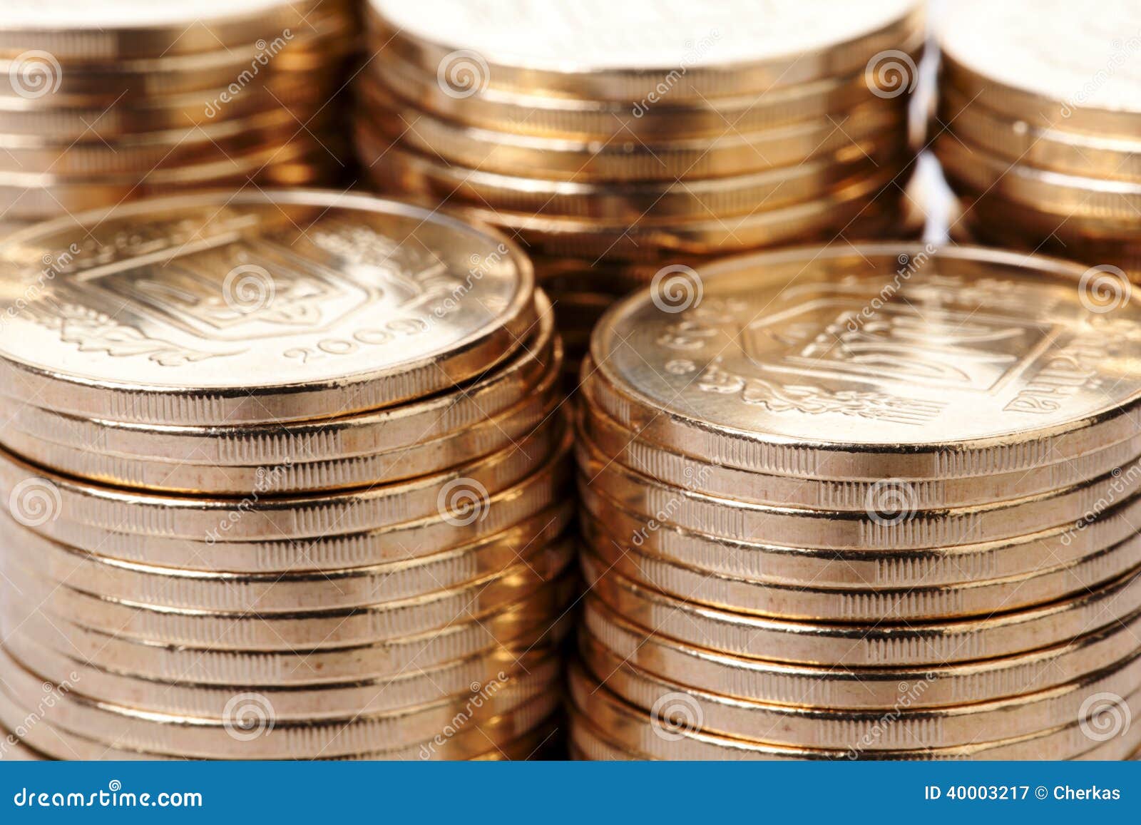 Gold coins stock image. Image of exchange, cash, investing - 40003217