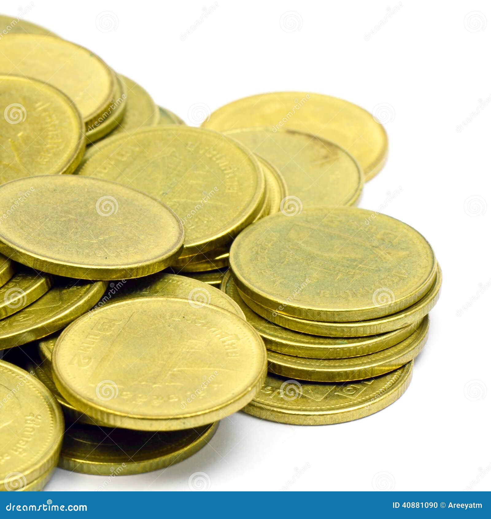 The Gold Coins. stock photo. Image of culture, marketing - 40881090