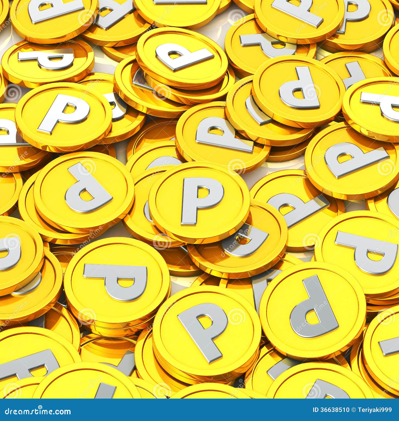 Gold coins point stock illustration. Illustration of business - 36638510