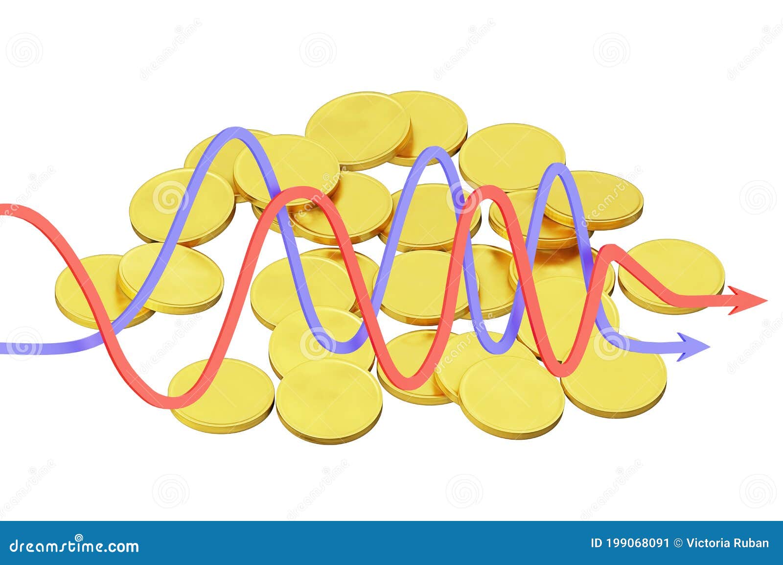 Gold Coins are Scattered on a Plane and Statistical Curved Arrows ...