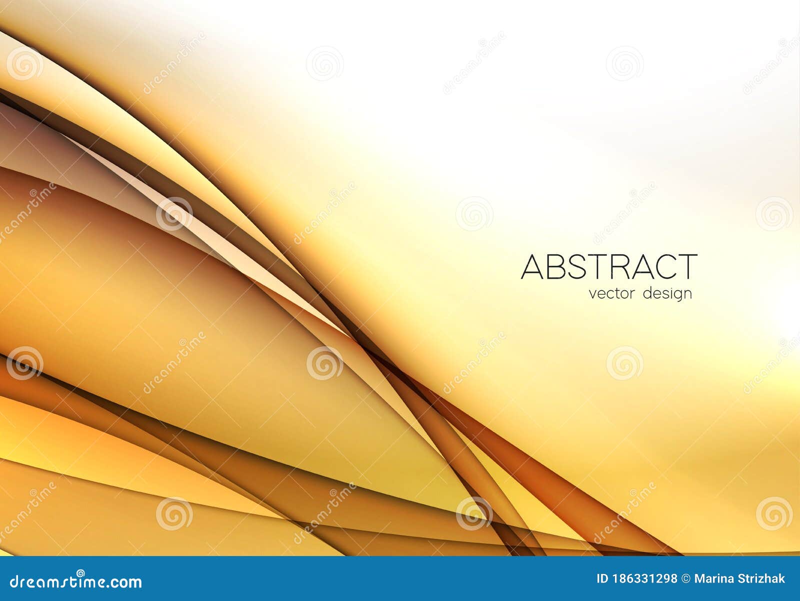 Gold Color Abstract Transparent Wave Design Element Stock Vector ... Gold Color Abstract Transparent Wave Design Element Stock Vector ...