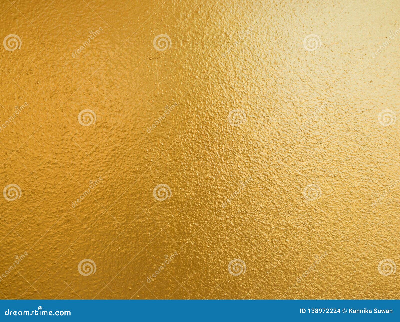 Gold Color Background. Rough Gold Texture Design on the Wall Stock ...