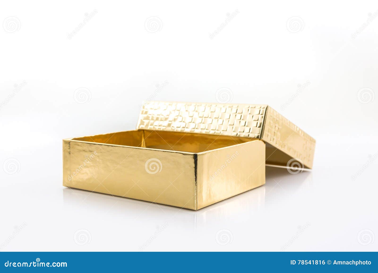 Gold color box. stock photo. Image of package, receive - 78541816
