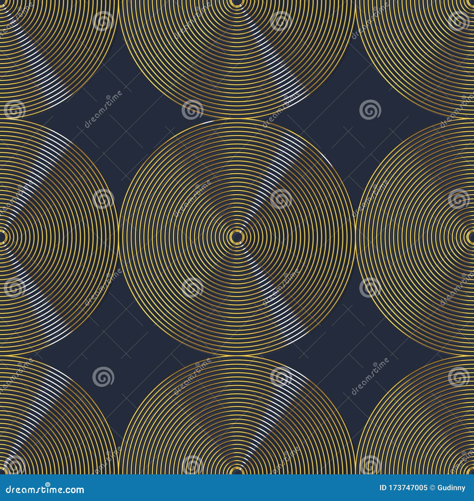 Gold color disc pattern stock vector. Illustration of background ...