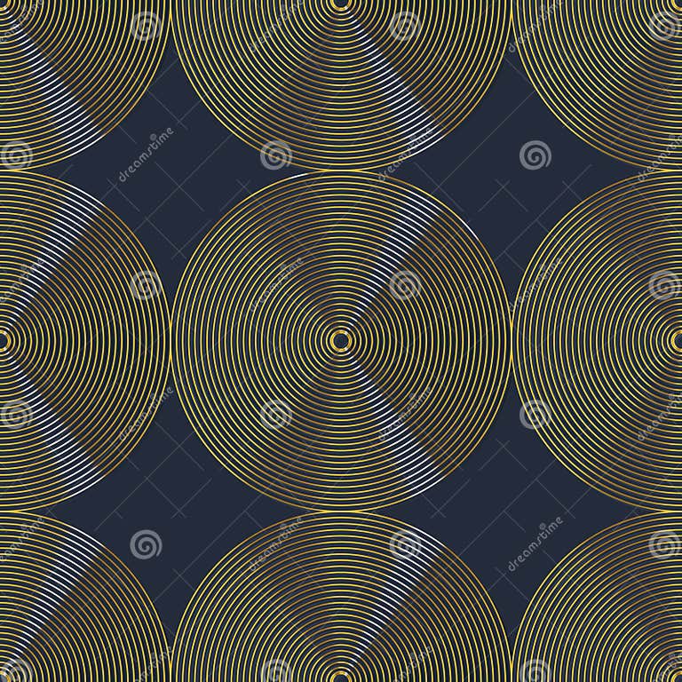 Gold color disc pattern stock vector. Illustration of background ...