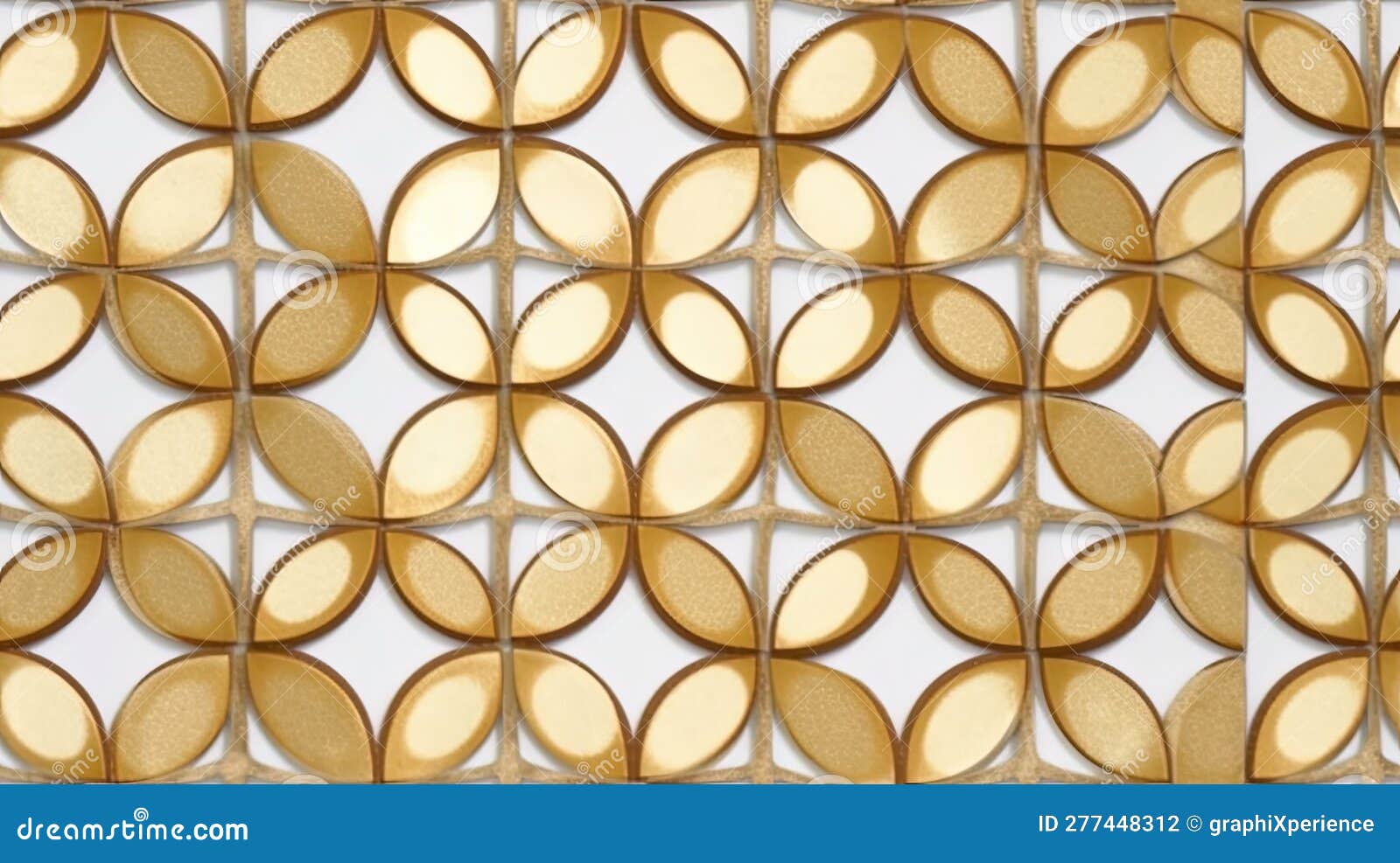 Gold Color Fabric Pattern Design Stock Illustration - Illustration of ...