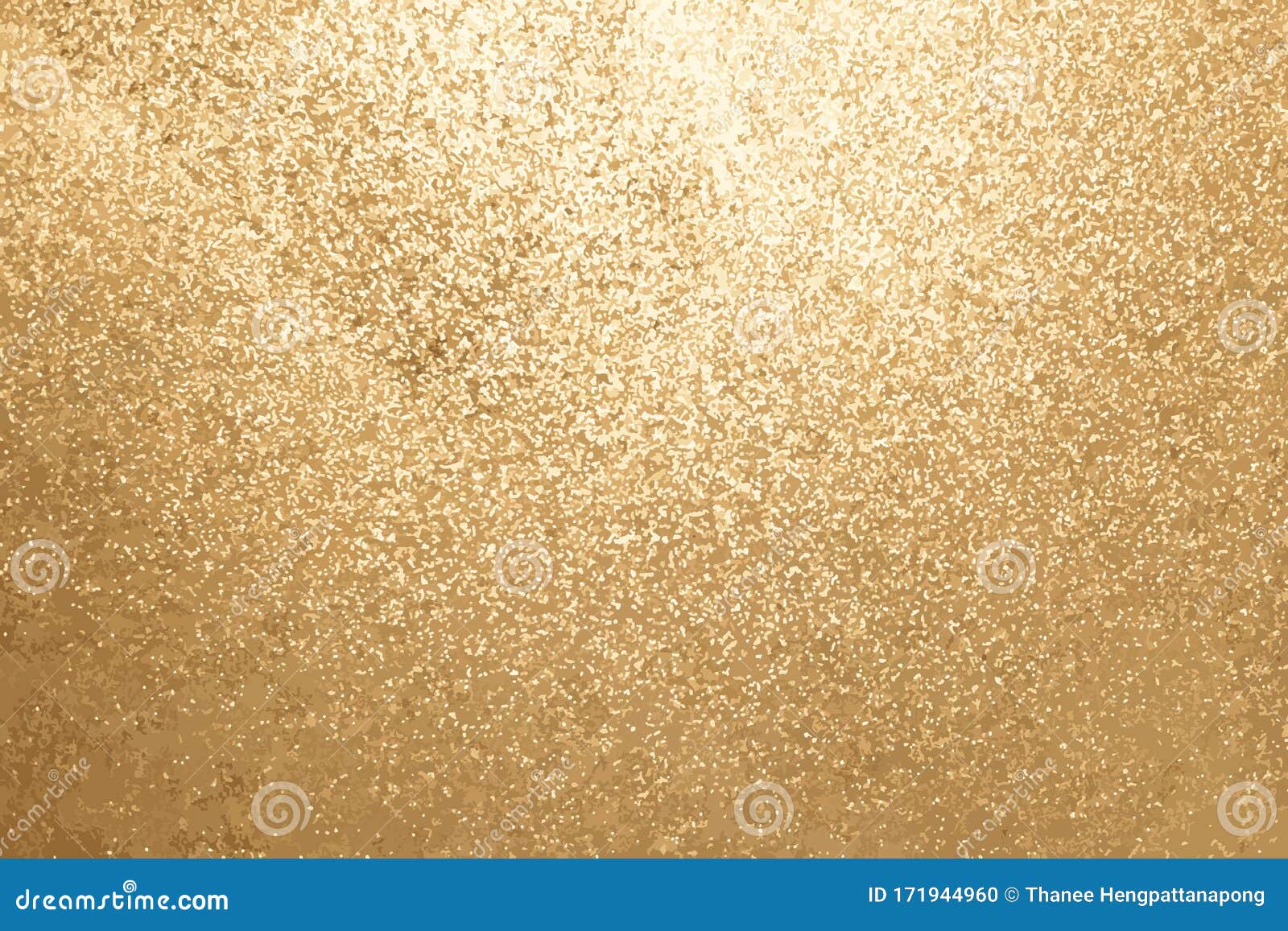 Gold Color of Glitter Texture Background Vector Stock Vector ...