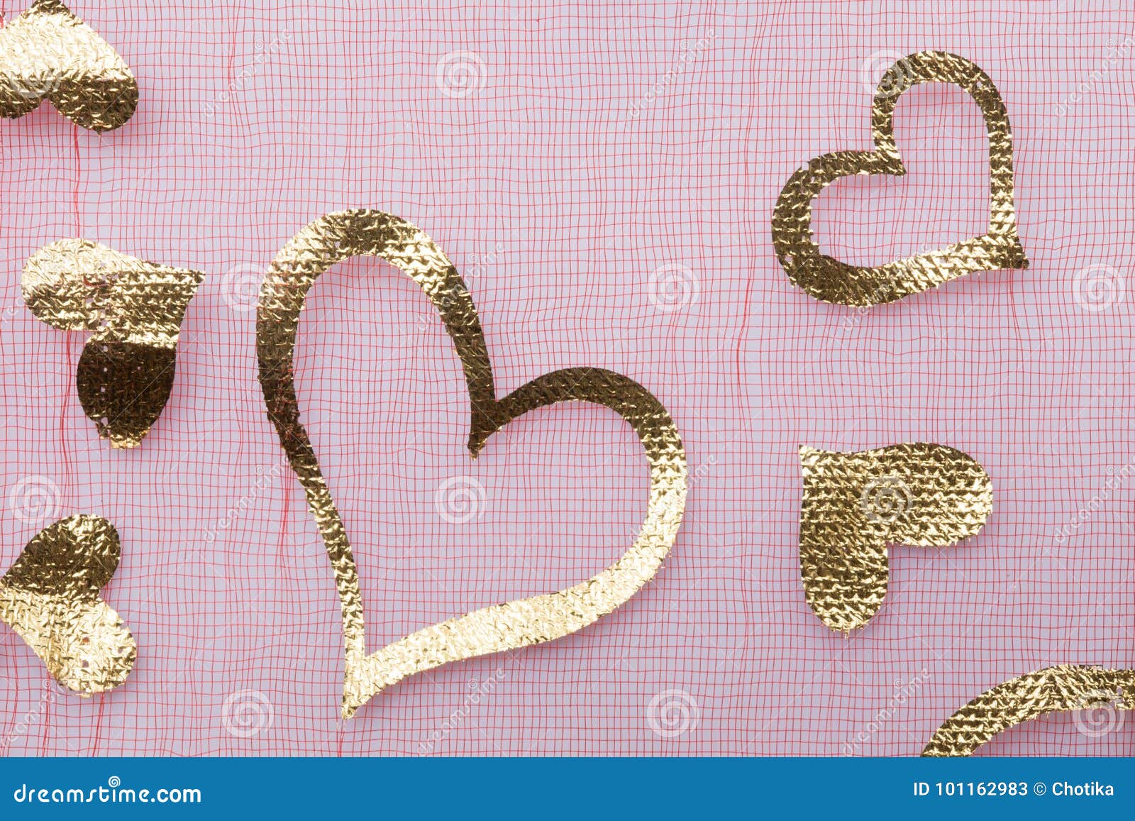 Gold color heart shaped stock image. Image of background - 101162983