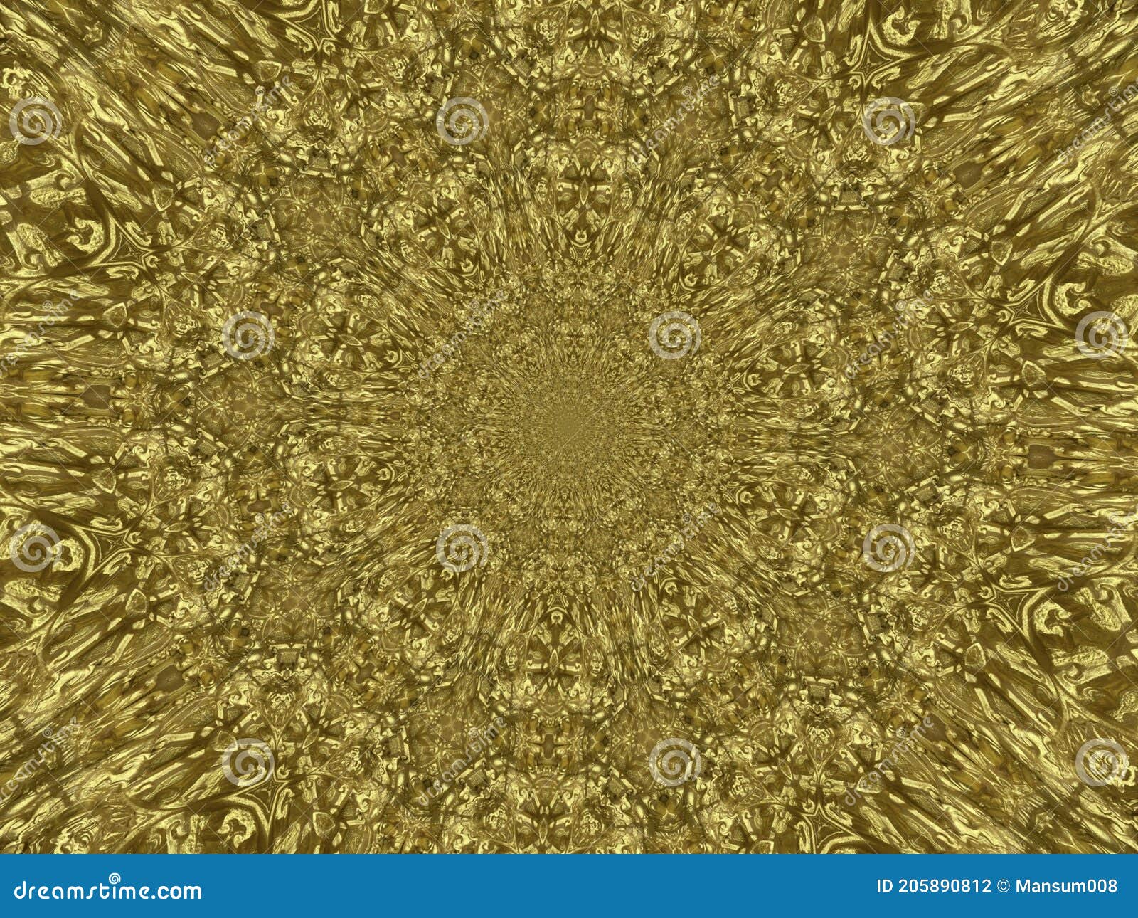 Gold Color Light Pattern Background Stock Illustration - Illustration ...