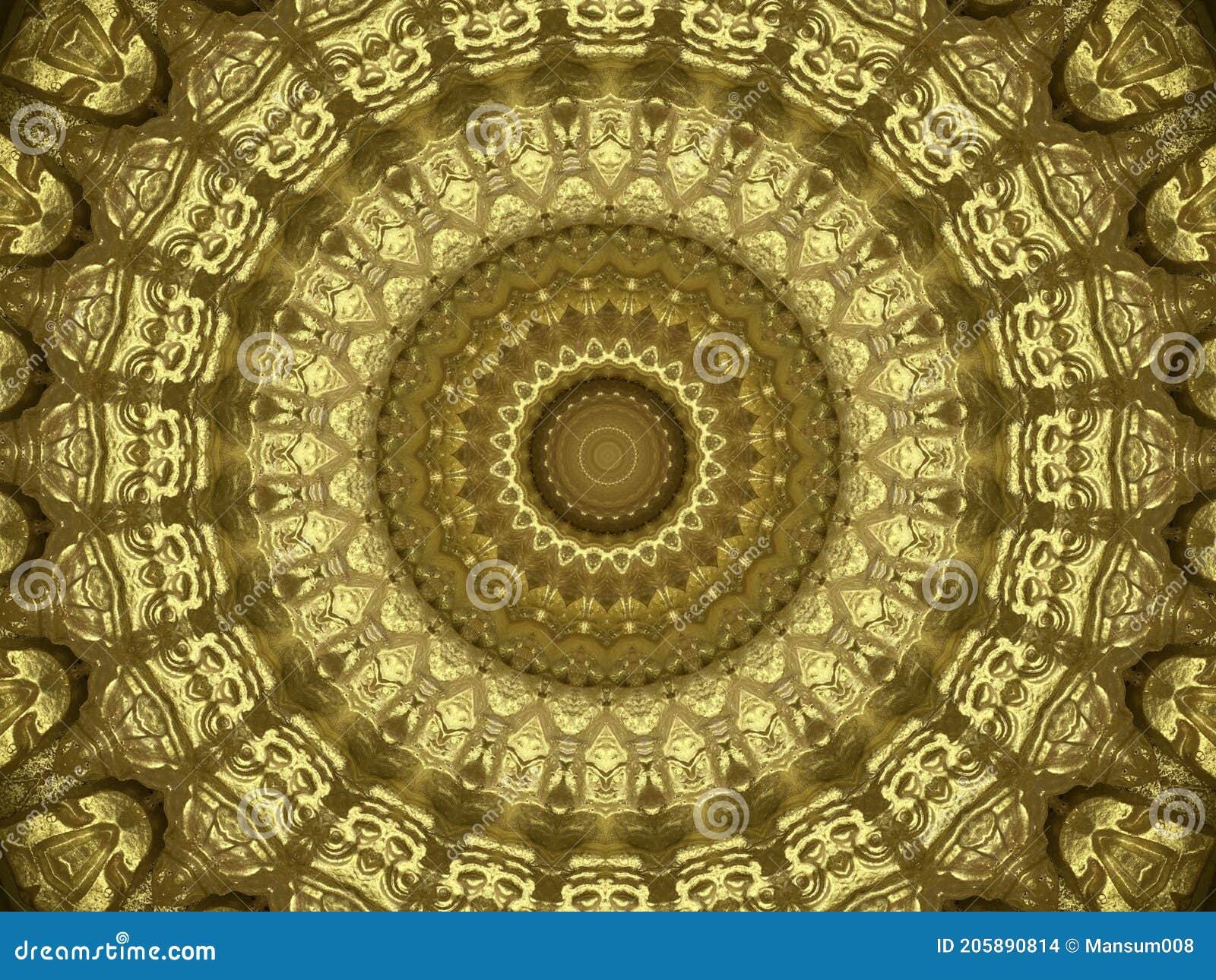 Gold Color Light Pattern Background Stock Illustration - Illustration ...