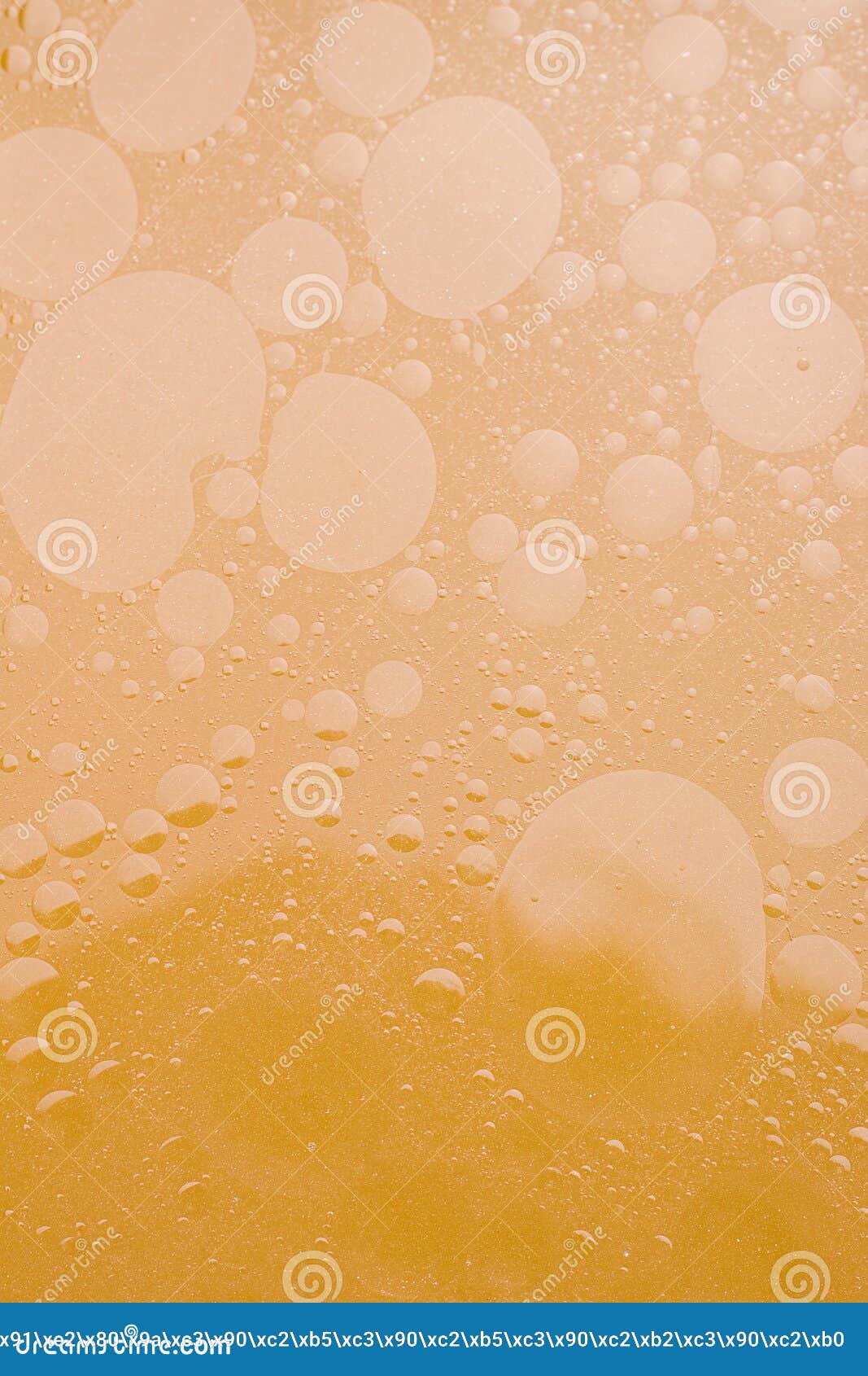 Gold Color Oil in Water Texture Stock Image - Image of background ...