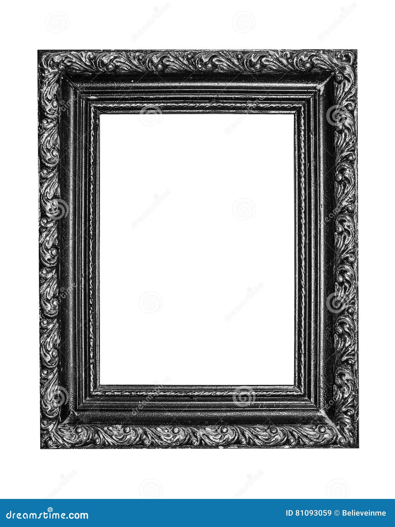 Gold color picture frame. stock image. Image of design - 81093059