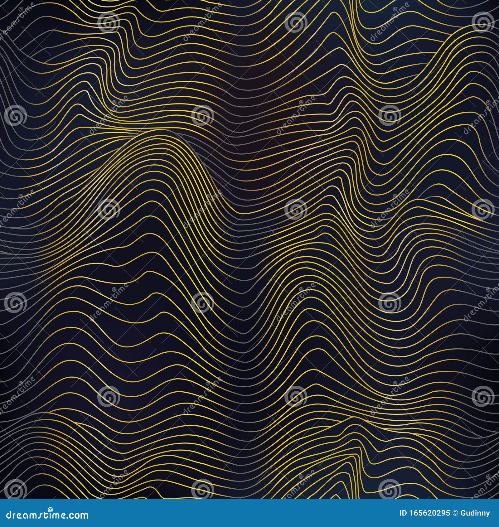 Gold color seamless lines stock vector. Illustration of fabric - 165620295