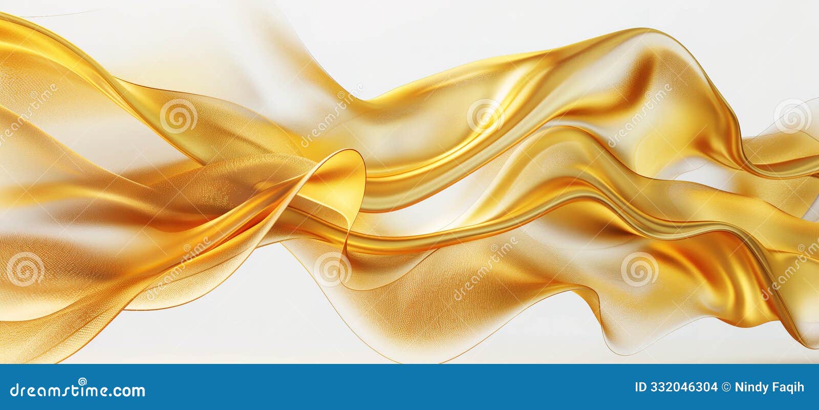 Glowing Gold Color Wave Background Stock Illustration - Illustration of ...