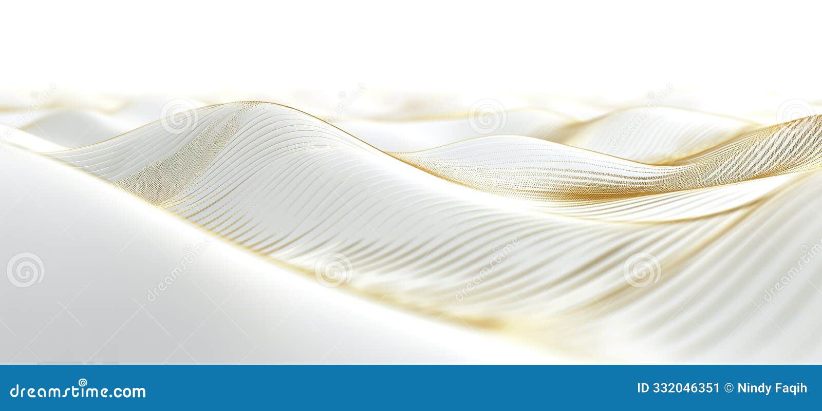 Glowing Gold Color Wave Background Stock Illustration - Illustration of ...