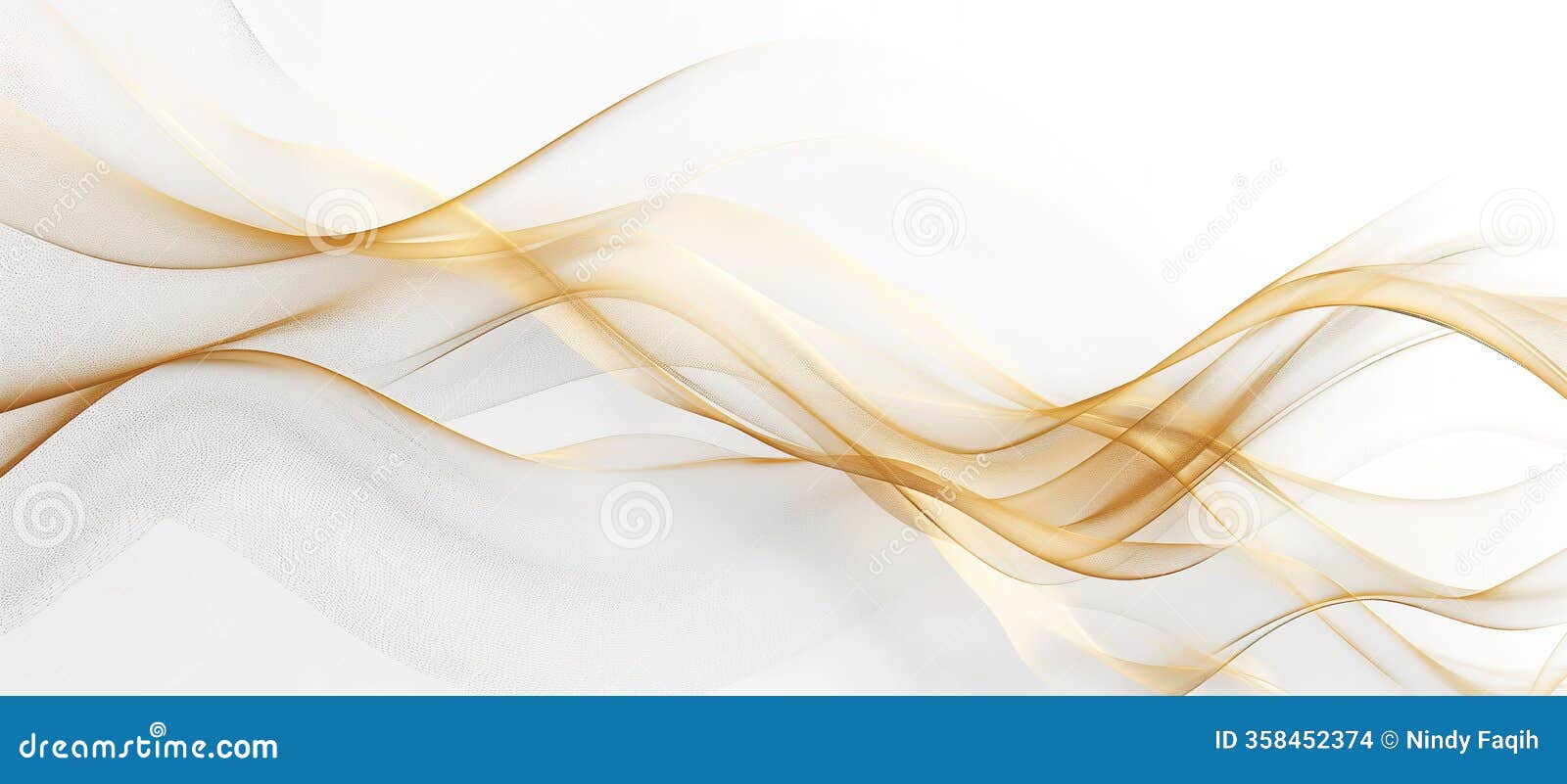 Gold Color Wave Lines Pattern Background, Curve Stock Illustration ...
