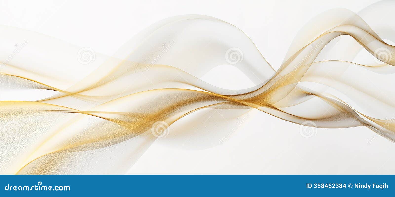 Gold Color Wave Lines Pattern Background, Curve Stock Illustration ...