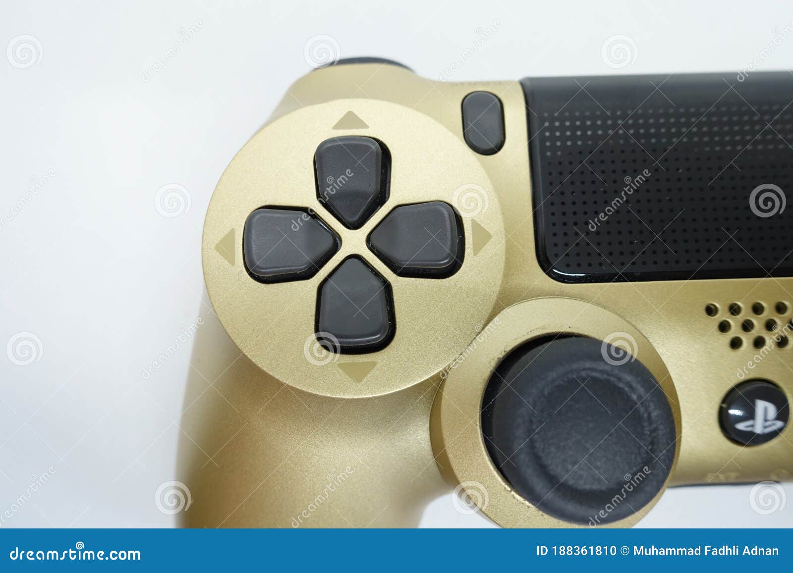 A Gold Colour Playstation 4 DS4 Controller Editorial Image - Image of ...