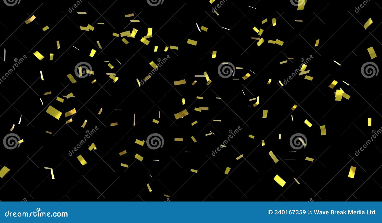 Gold confetti falling stock image. Image of confetti - 340167359