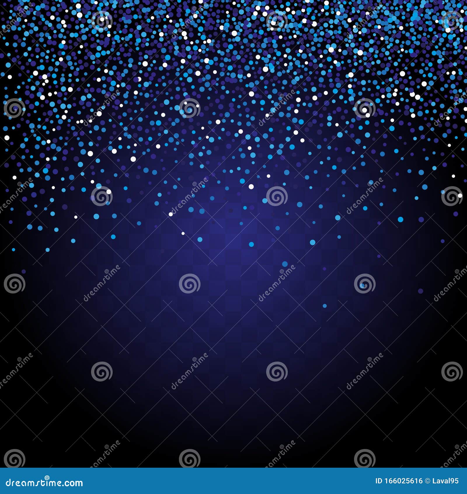 Gold Confetti on a Transparent Background, Frame of Gold Confetti Stock ...