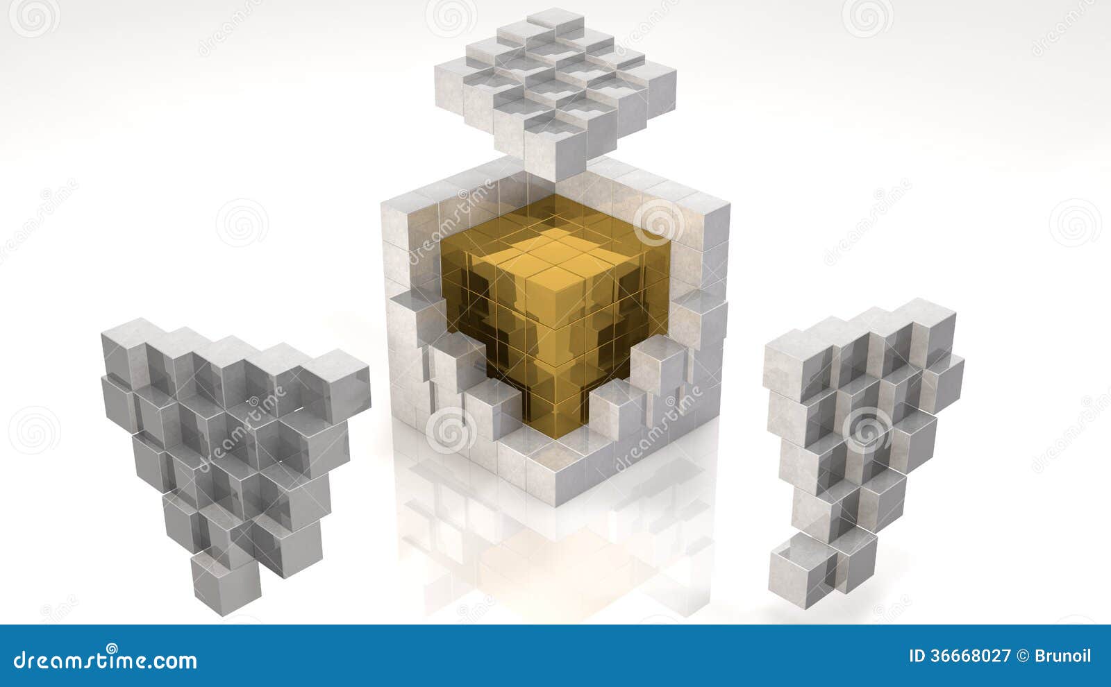 Gold Core stock illustration. Illustration of construction - 36668027