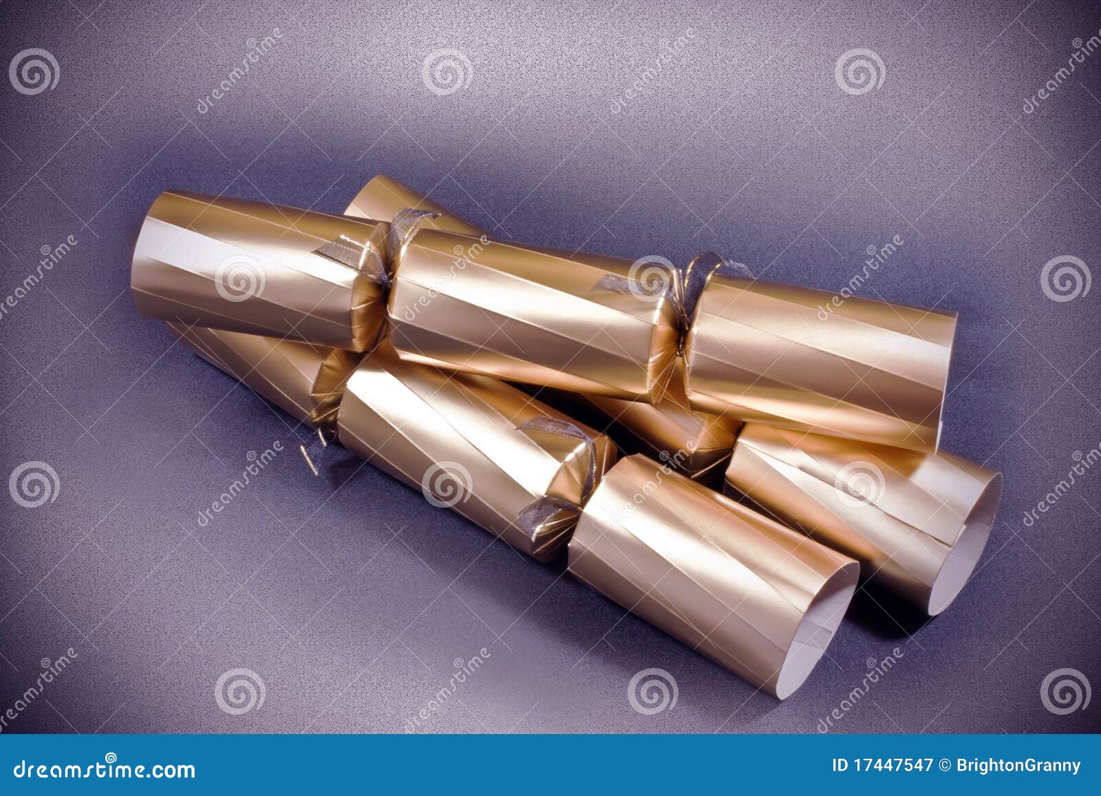 Gold crackers stock image. Image of paper, decorated - 17447547