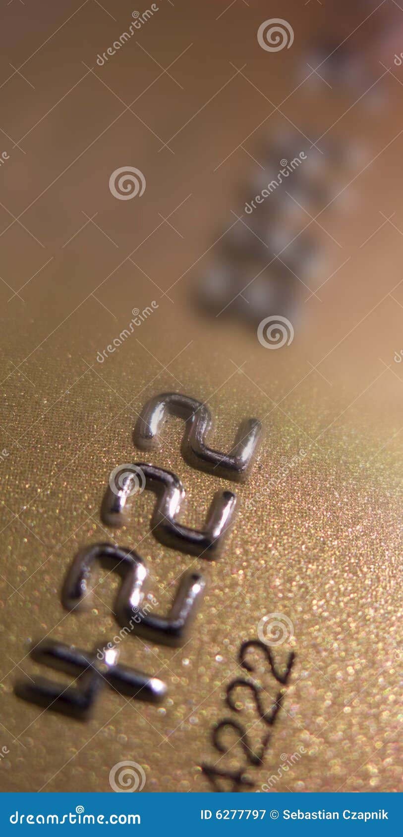 Gold credit card stock image. Image of background, closeup - 6277797