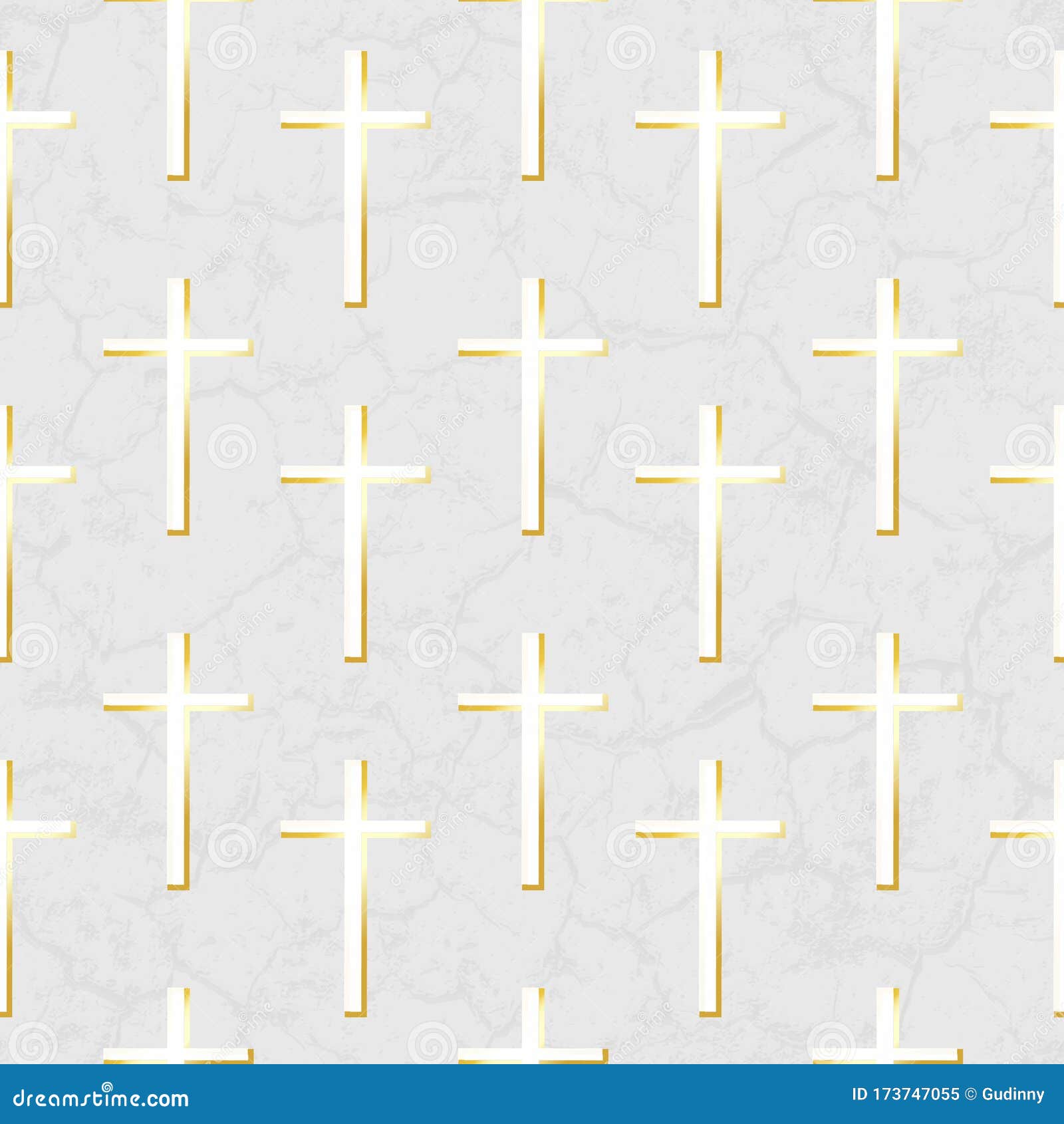 Gold Cross Pattern with Grunge Effect Stock Vector - Illustration of ...