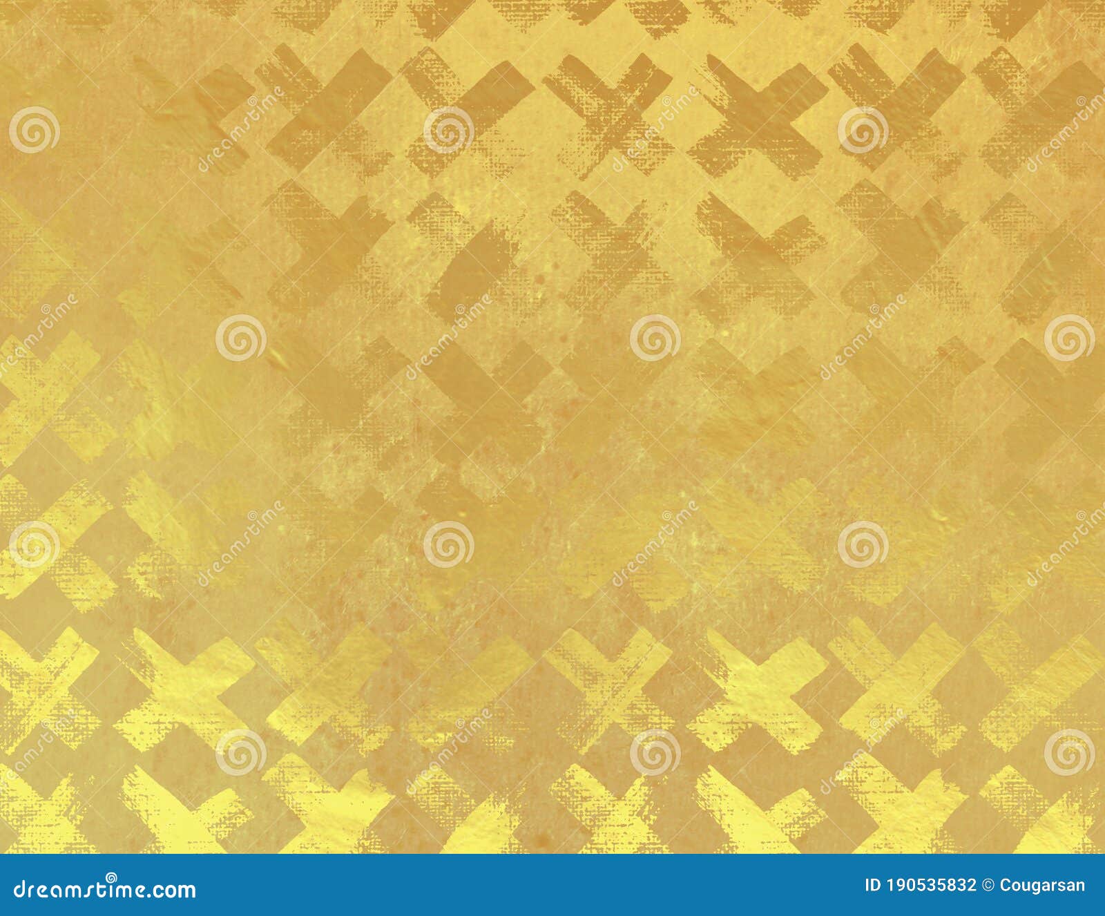 Gold Cross Pattern Shiny Metallic Textured Overlay Background Stock ...