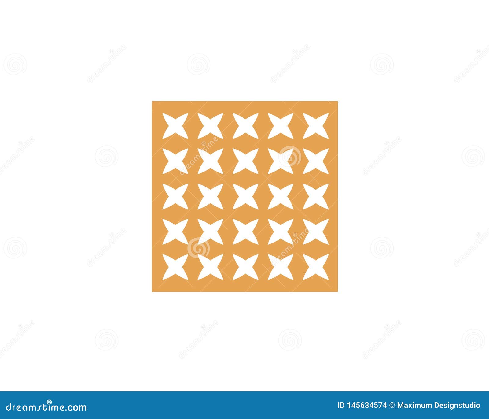 Gold Cross X Stripped Steel Plate Pattern Stock Vector - Illustration ...