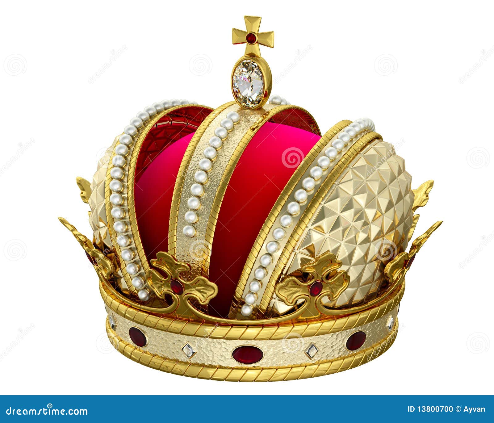 Gold Crown Stock Photo - Image: 13800700
