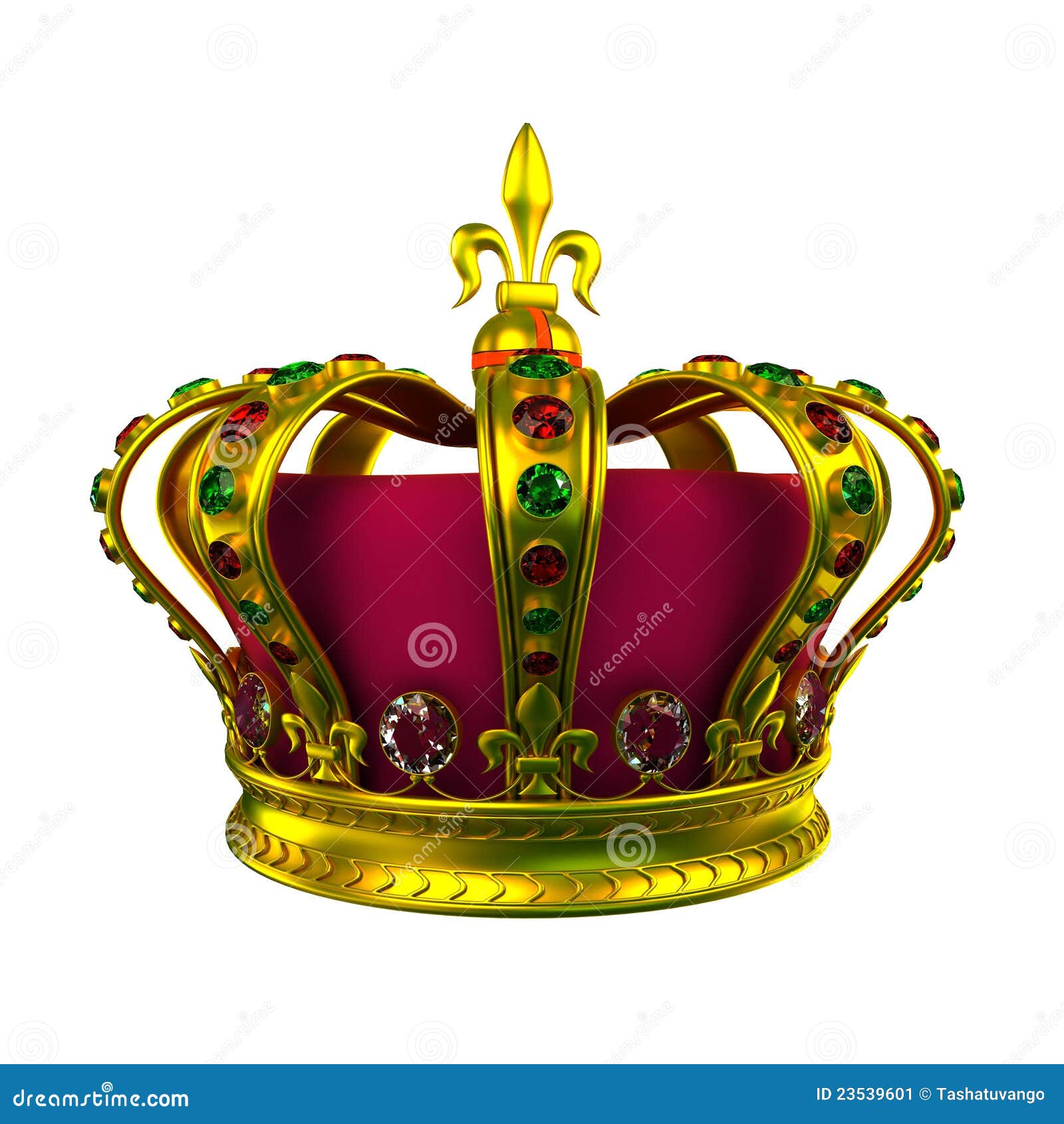Gold Crown stock illustration. Illustration of symbol - 23539601