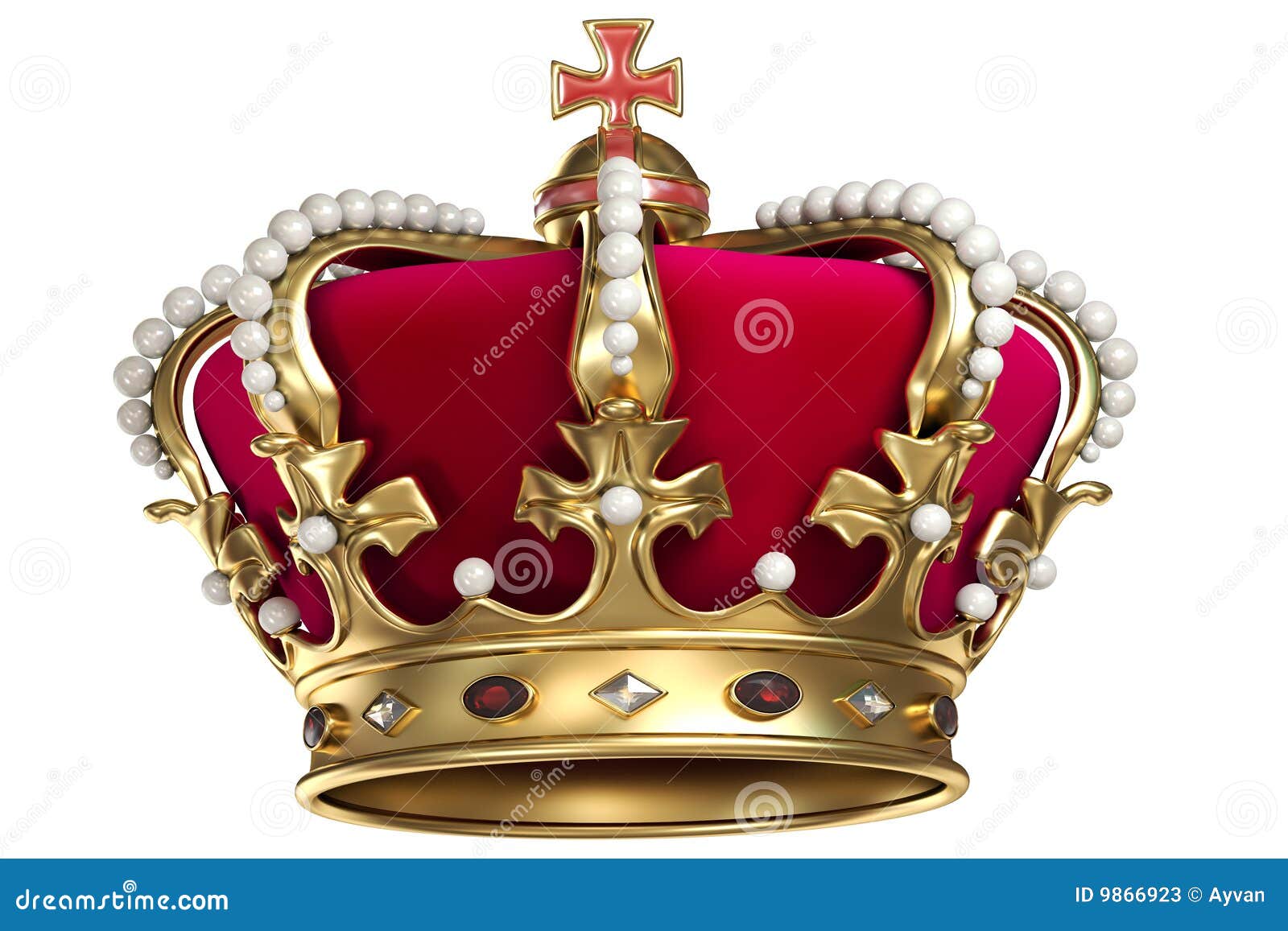 Gold crown stock illustration. Illustration of coronation - 9866923