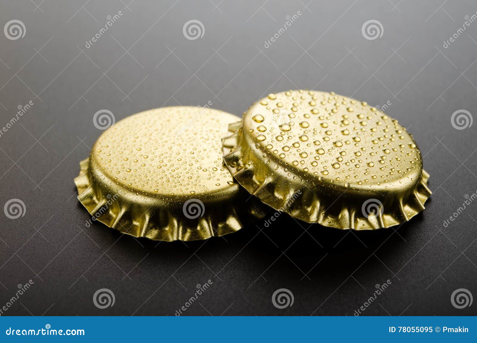 Gold crown caps stock image. Image of covering, close - 78055095
