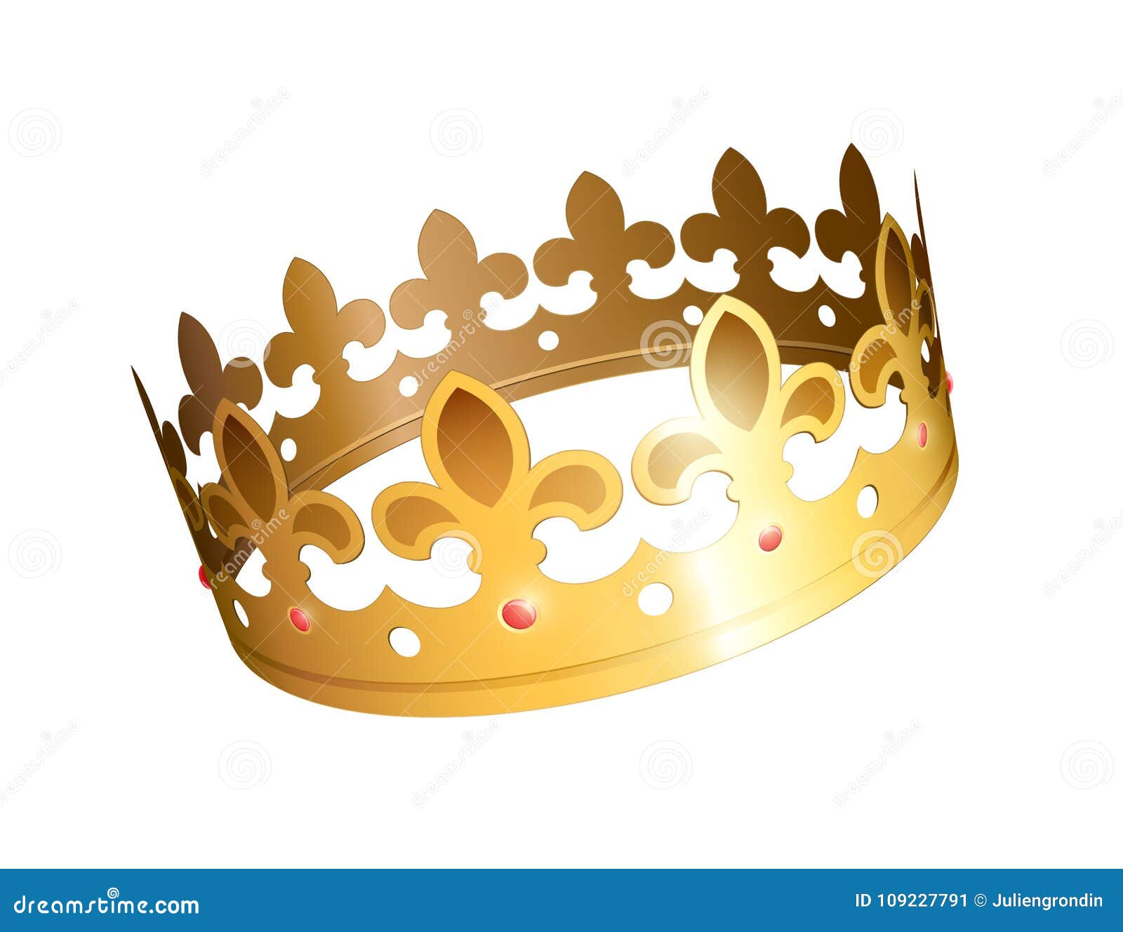 Gold Crown design stock illustration. Illustration of noble - 109227791