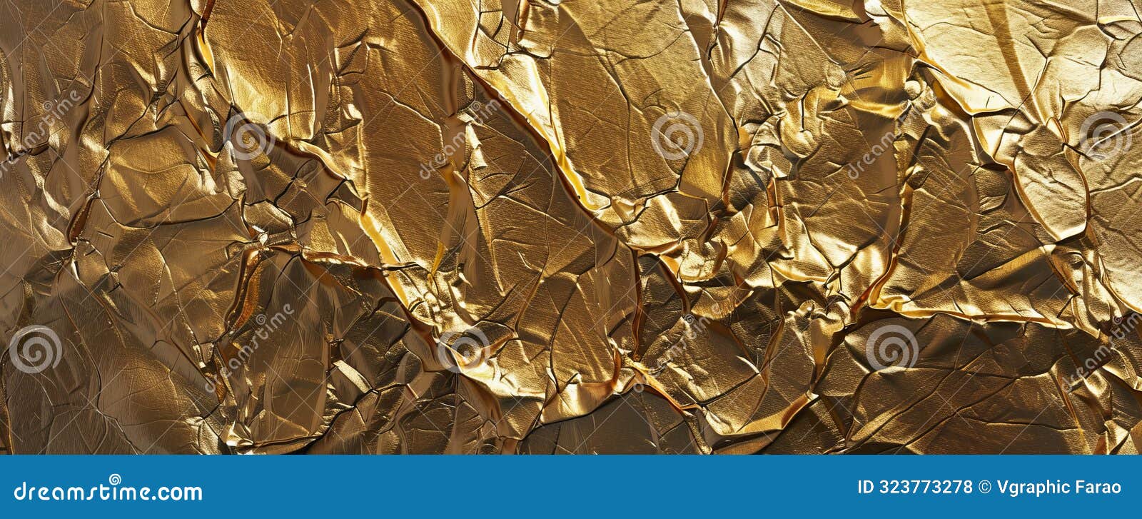 Gold Crumpled Textured Surface, Abstract Metallic Pattern. Luxury ...