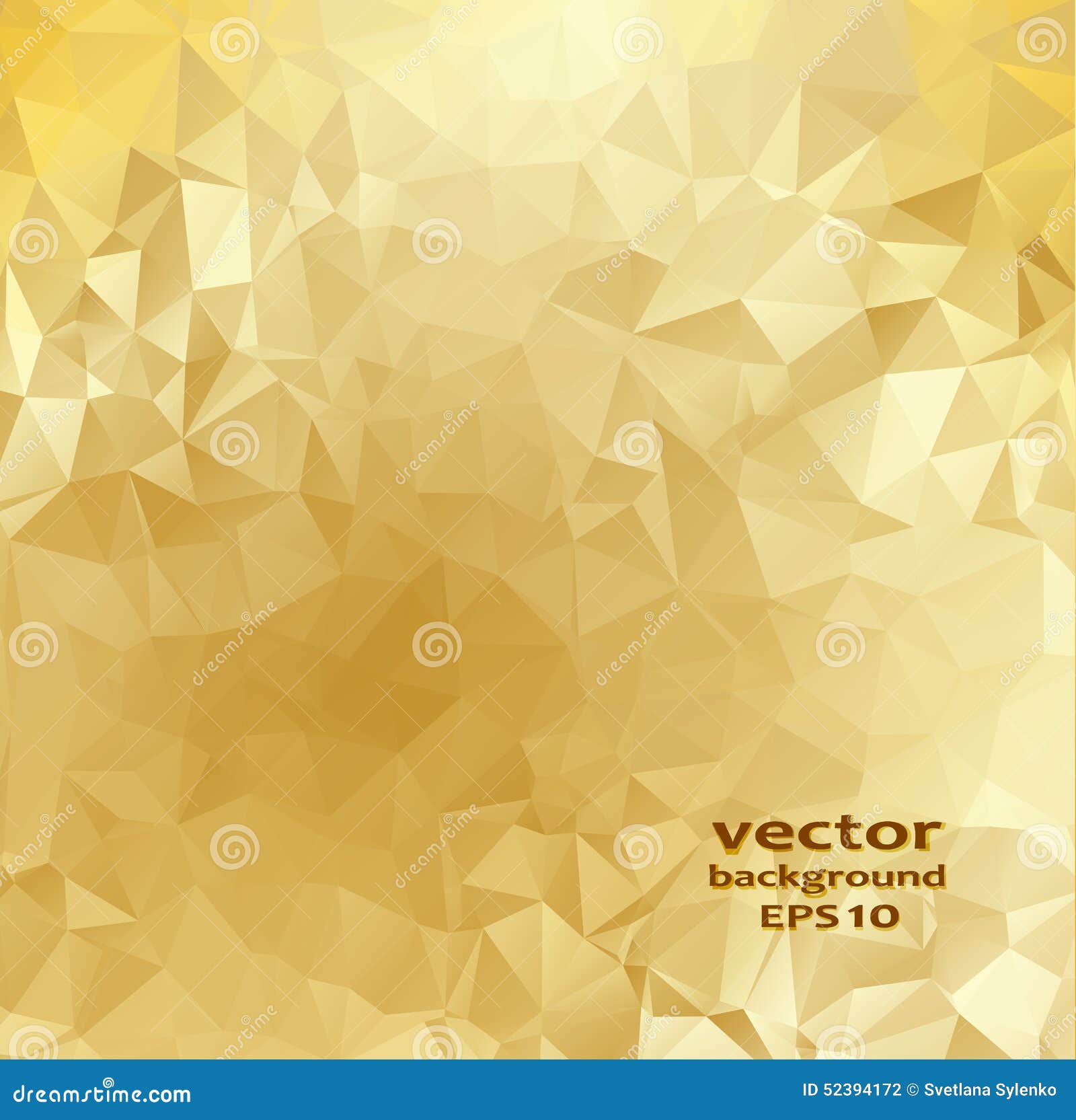 Gold Crystal Abstract Pattern. Business Design Stock Vector ...