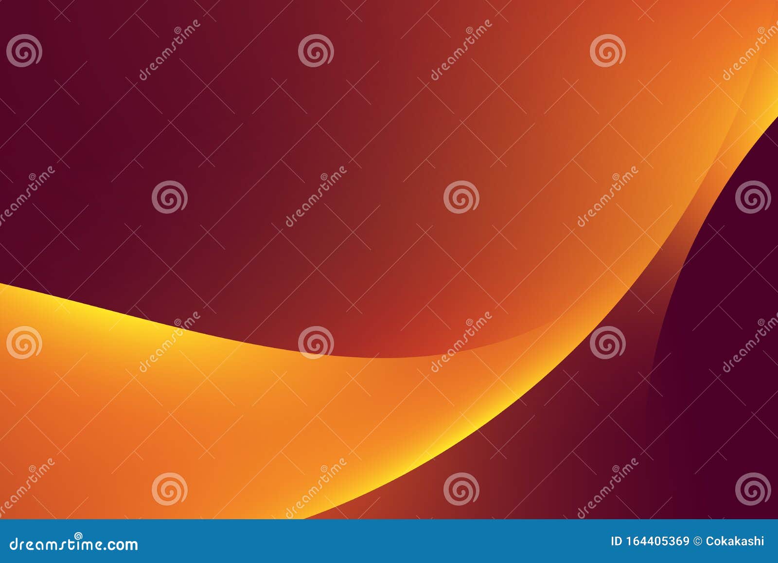 Gold Curve Abstract Pattern on Dark Background, Copy Space Composition ...