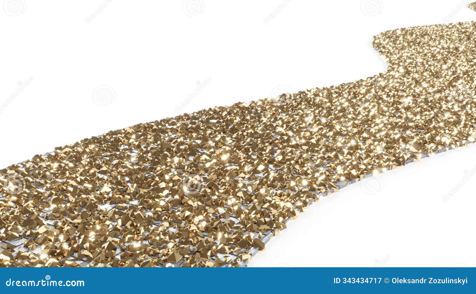 Gold Curve Royalty-Free Stock Photography | CartoonDealer.com #12717425