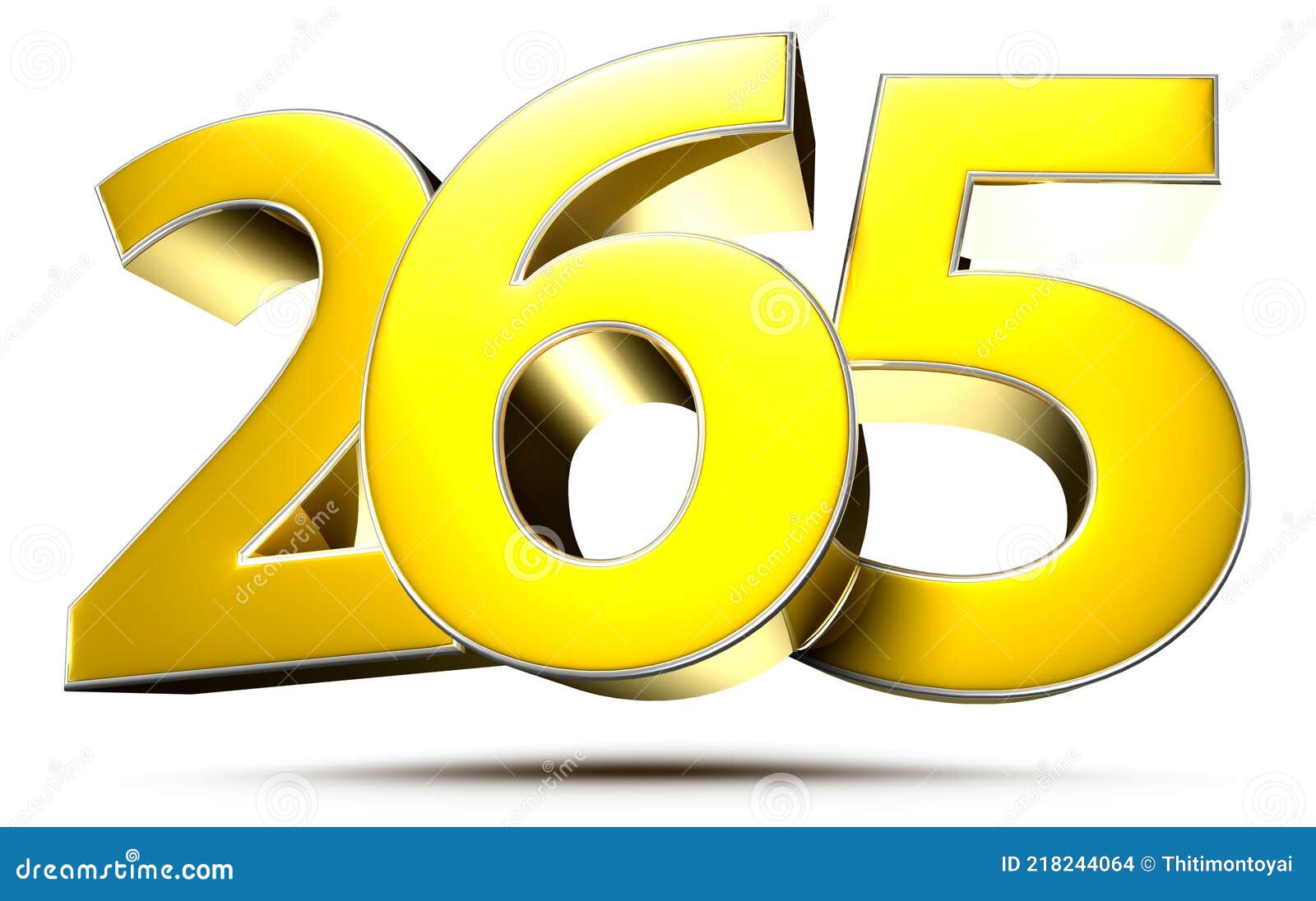 265 gold. stock illustration. Illustration of business - 218244064