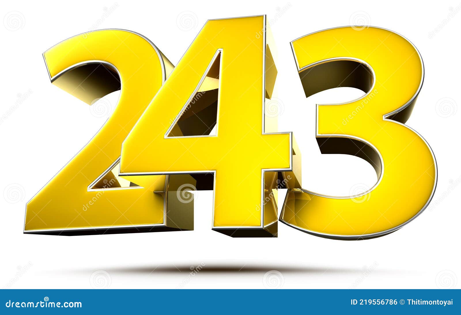 243 gold. stock illustration. Illustration of business - 219556786