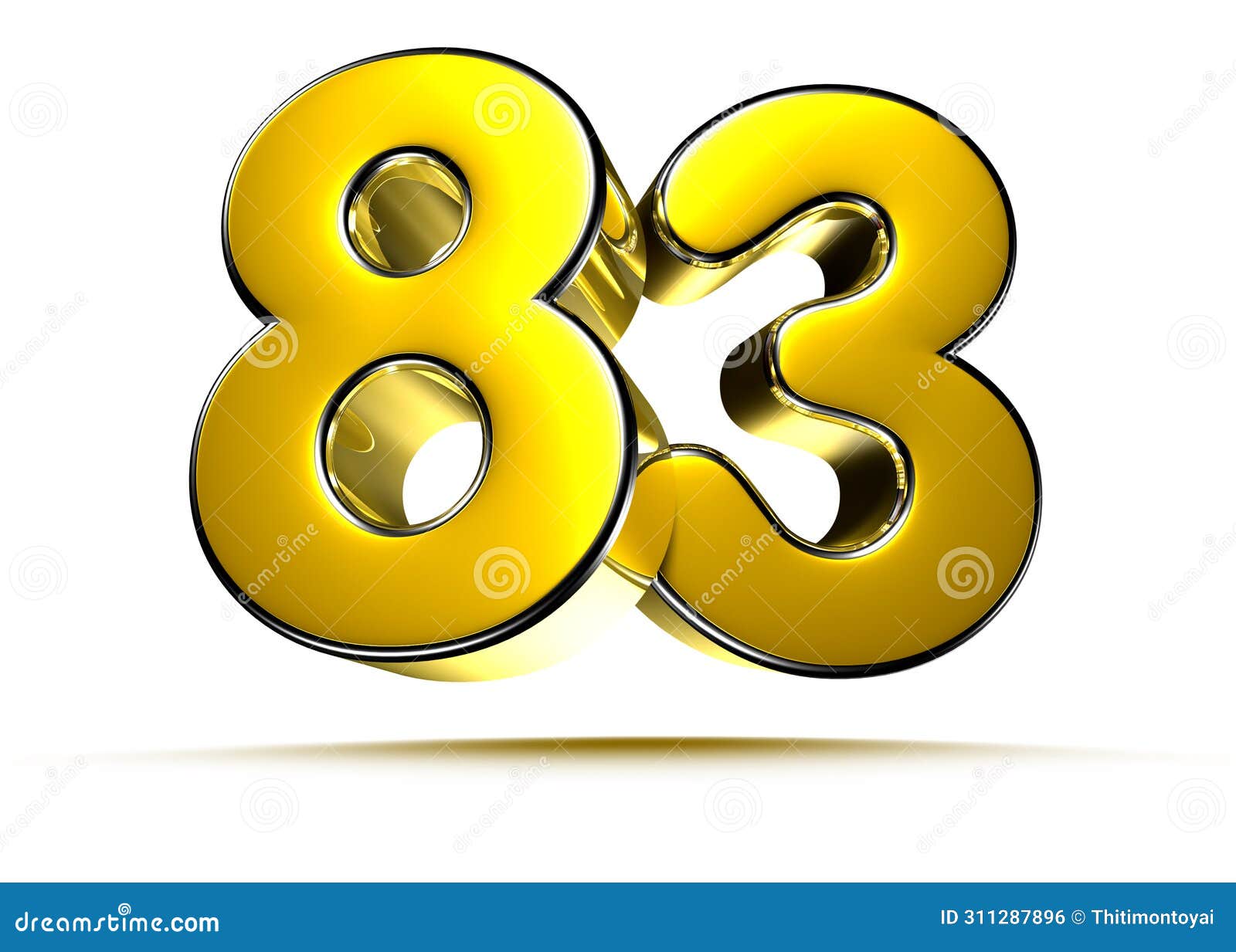 83 Gold 3D.. Product Sales. Product Code Stock Illustration ...