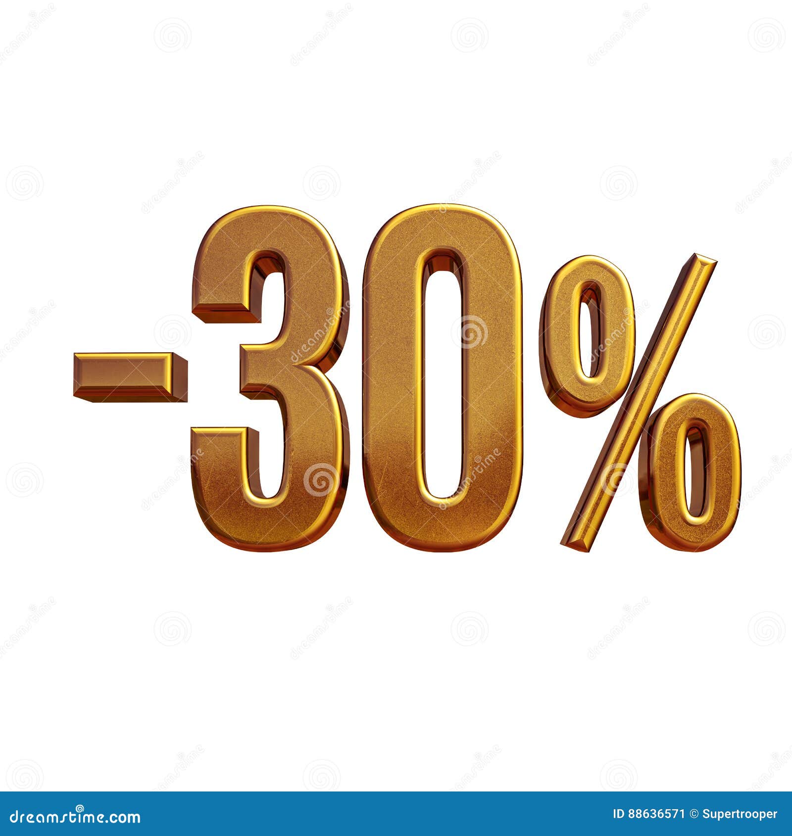 Gold 3d 30 Prozent-Rabatt-Zeichen Stockbild - Bild von angebot, plakat ...