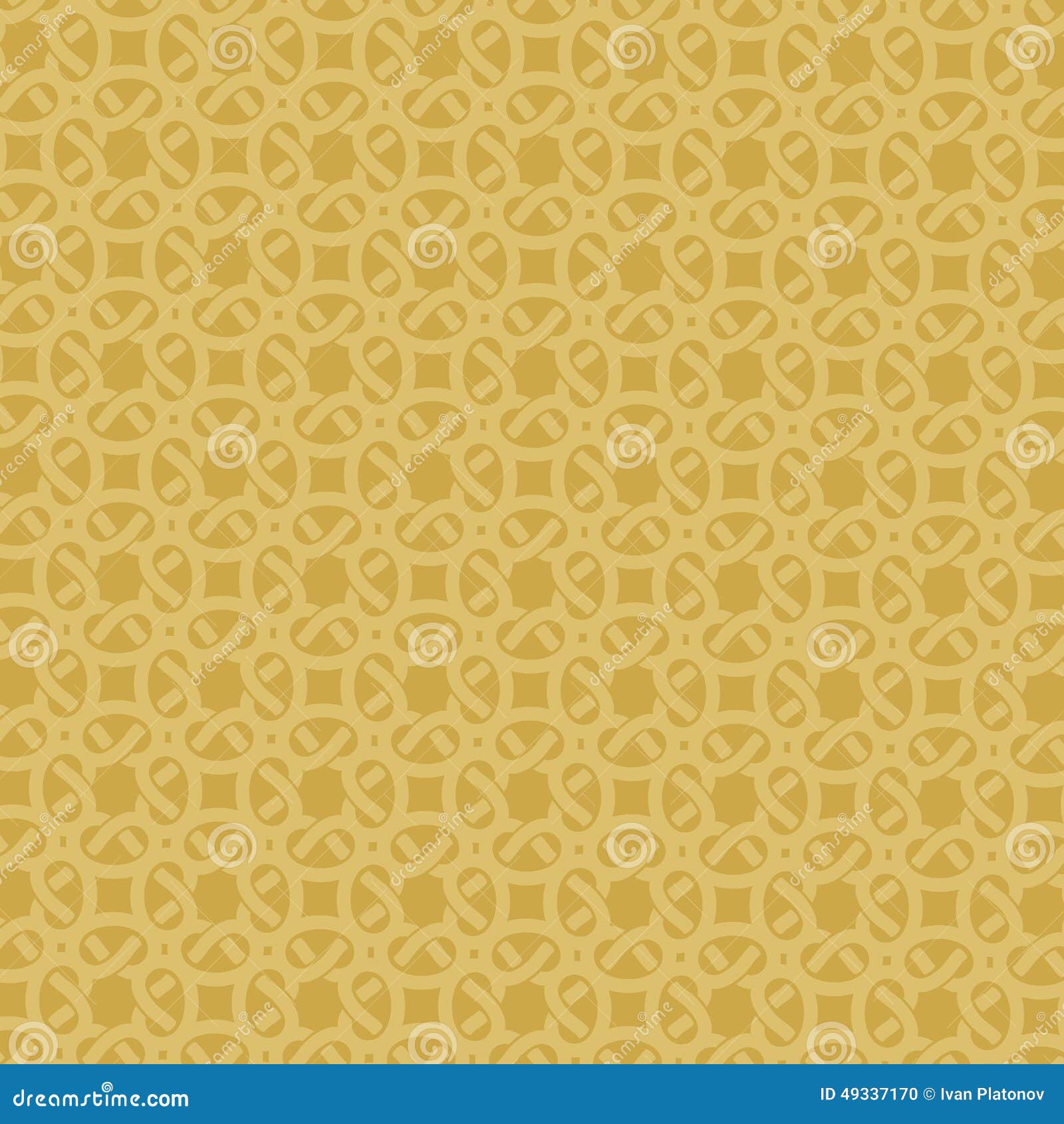 Gold decorative pattern stock vector. Illustration of collection - 49337170
