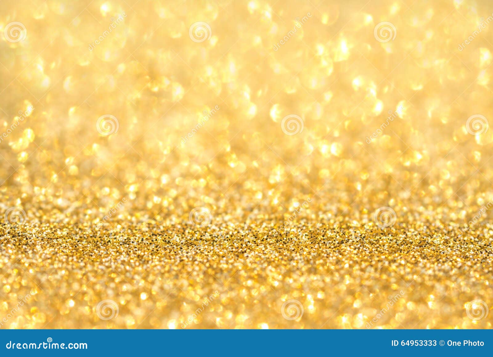 Gold Defocused Glitter Background with Copy Space Stock Image - Image ...