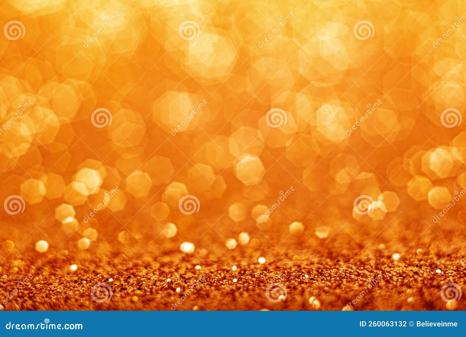 Gold Defocused Glitter Background. Stock Photo - Image of backdrop ...