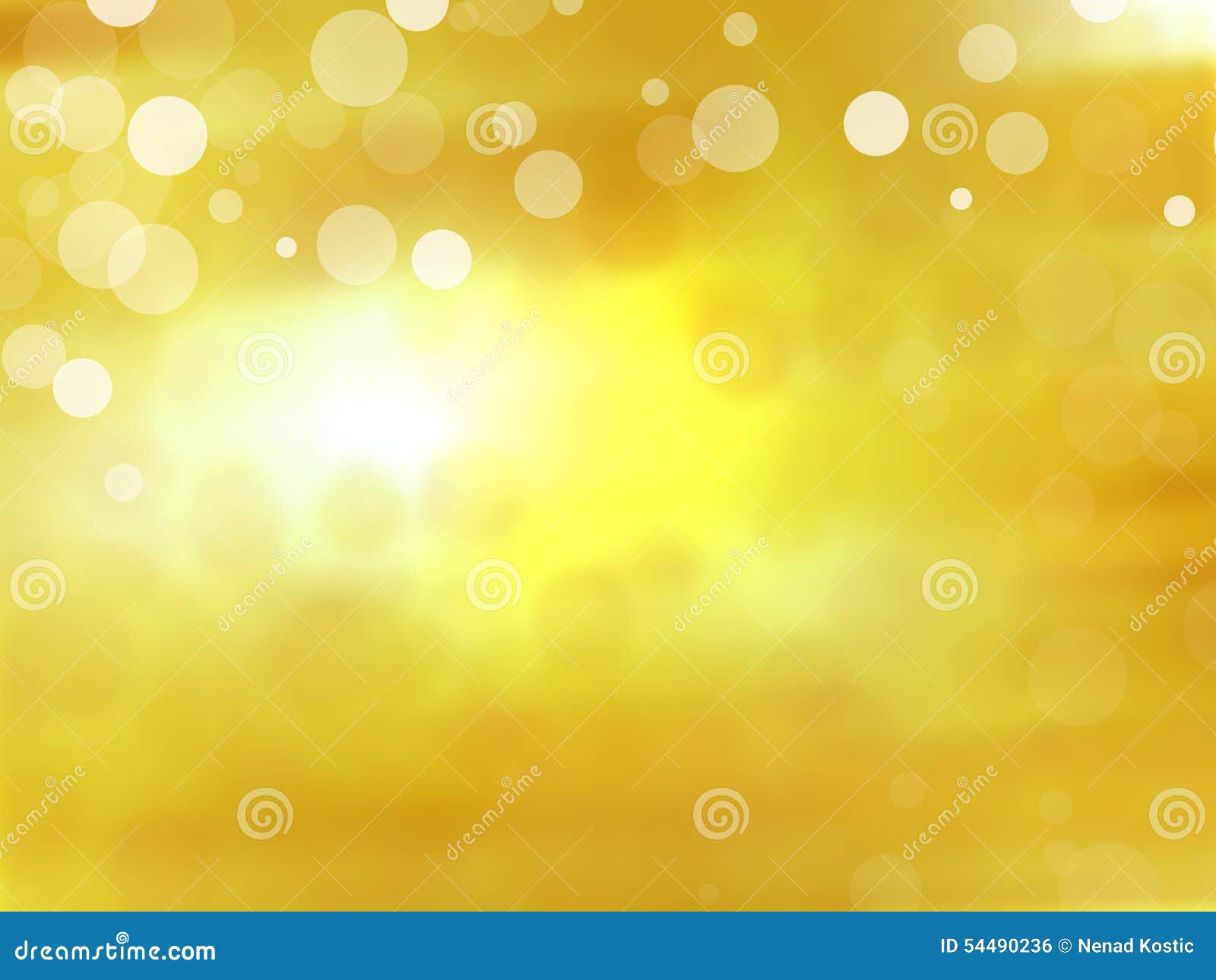 Gold Defocused Lights Background Stock Illustration - Illustration of ...