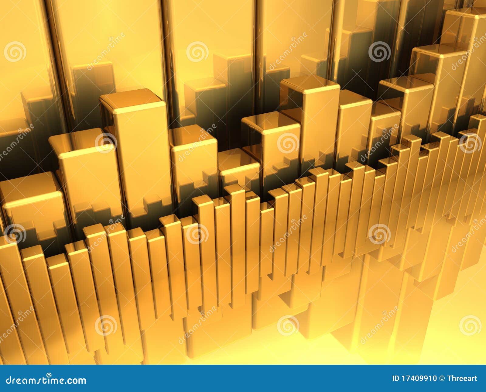 Gold Charts Royalty-Free Stock Photography | CartoonDealer.com #15857579