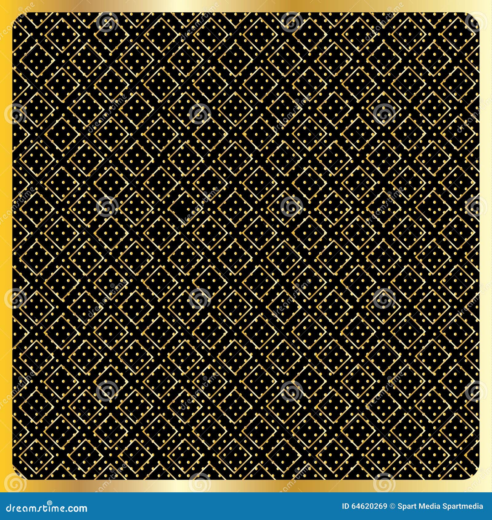 Gold Diamond Checkered Pattern Vector Stock Vector - Illustration of ...