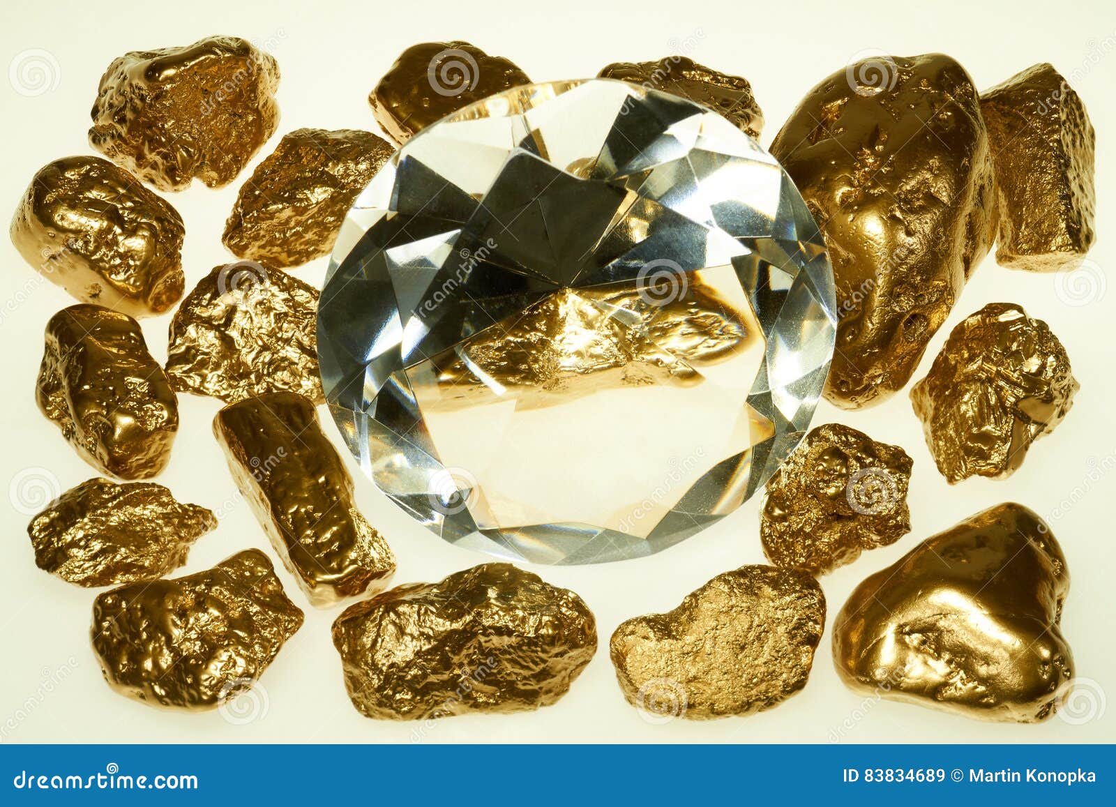 Gold and diamond stock image. Image of metal, gemstones - 83834689